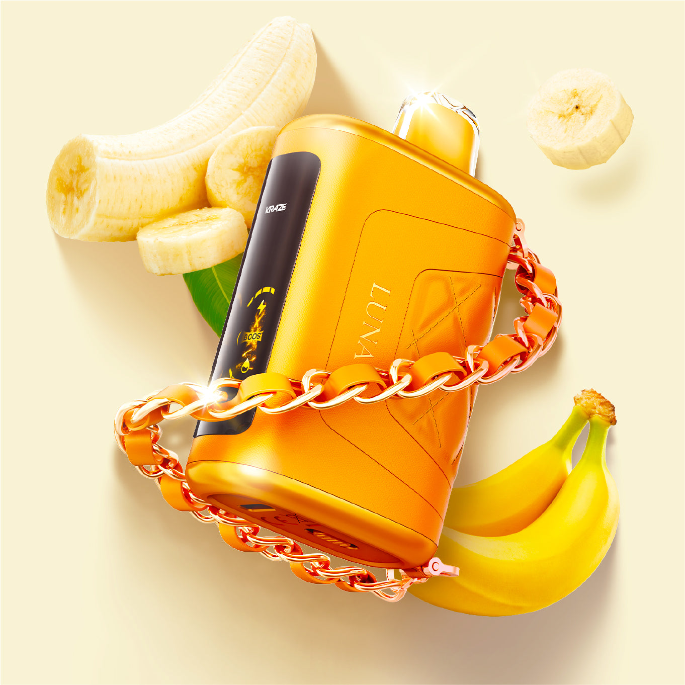 Kraze Luna Banana Bake Disposable 42K Puffs – Kraze Vape